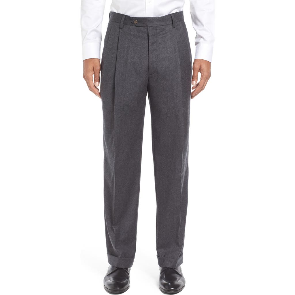 BERLE BERLE Lightweight Flannel Pleated Trousers